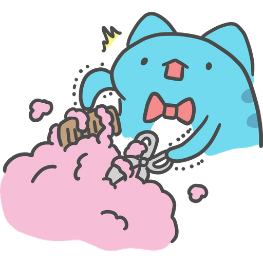 Sticker Maker - BugCat Capoo Barbería de Bugs Cats