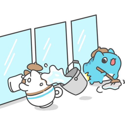 Sticker Maker - BugCat Capoo - El gato foam café ha resucitado