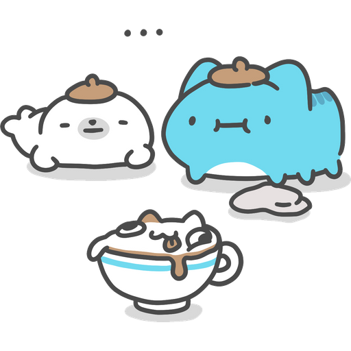 Sticker Maker - BugCat Capoo - El gato foam café ha resucitado