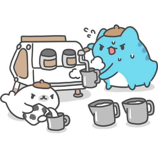 Sticker Maker - BugCat Capoo - El gato foam café ha resucitado