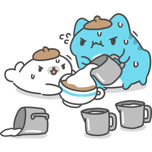 Sticker Maker - BugCat Capoo - El gato foam café ha resucitado