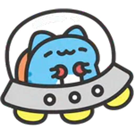 Sticker Maker Bugcat Capoo Espacio Sideral