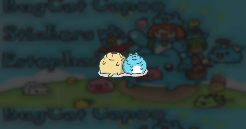 Sticker Maker - BugCat Capoo y Dog Dog - Gorditos y Bonitos