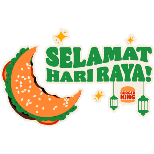 Sticker Maker - Burger King Malaysia Hari Raya Stickers