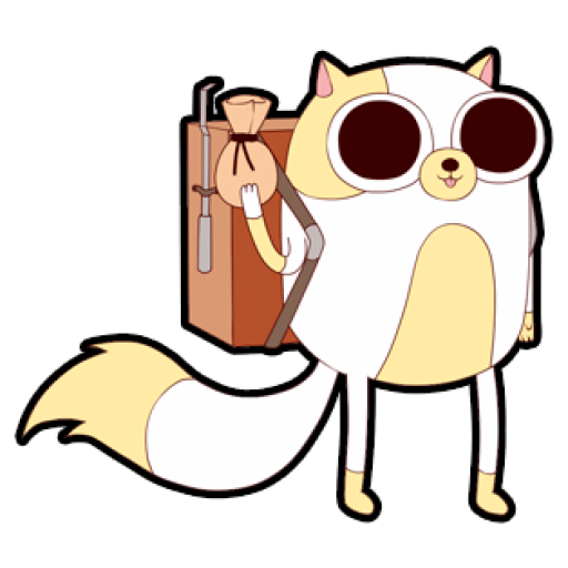 Sticker Maker - Cake The Cat (Adventure Time)