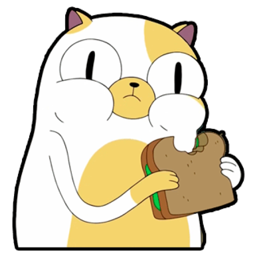 Sticker Maker - Cake The Cat (Adventure Time)