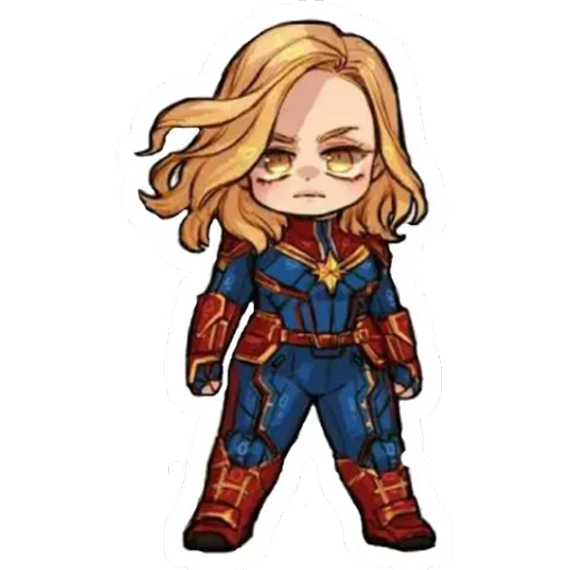 Sticker Maker - Capita Marvel
