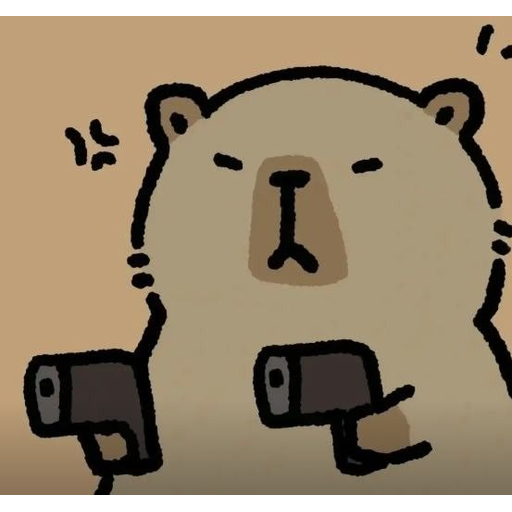 Sticker Maker - Capybara - Every Day Office