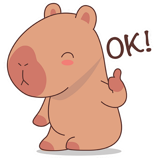 Sticker Maker - Capybara Sticker Pack