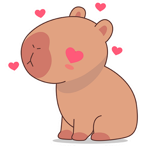Sticker Maker - Capybara Sticker Pack