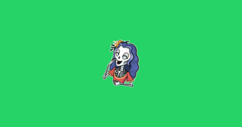 Sticker Maker - Catrina Calavera