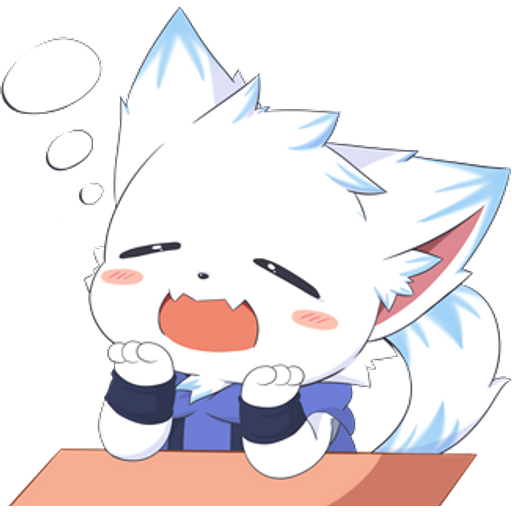 Sticker Maker - Chiku Cloudy Fox