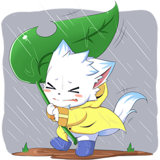Sticker Maker - Chiku Cloudy Fox