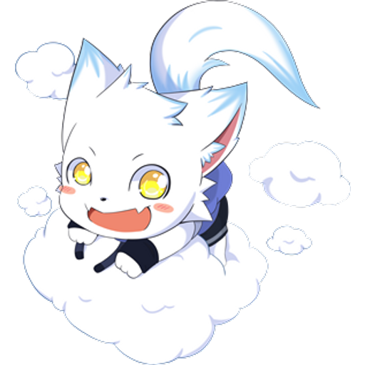 Sticker Maker - Chiku Cloudy Fox