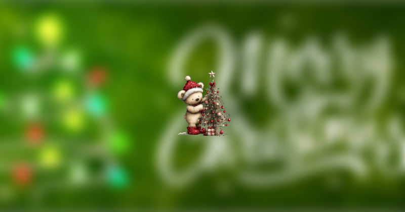 Sticker Maker - Christmas Teddy Bear Pack 2