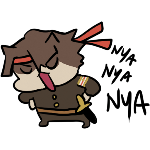Sticker Maker - Chuunosuke & co DGS mascots