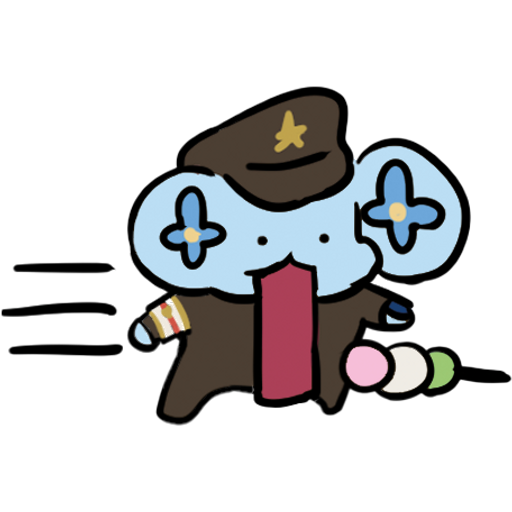 Sticker Maker - Chuunosuke & co DGS mascots