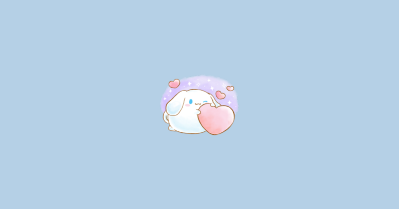 Sticker Maker - cinamoroll: round