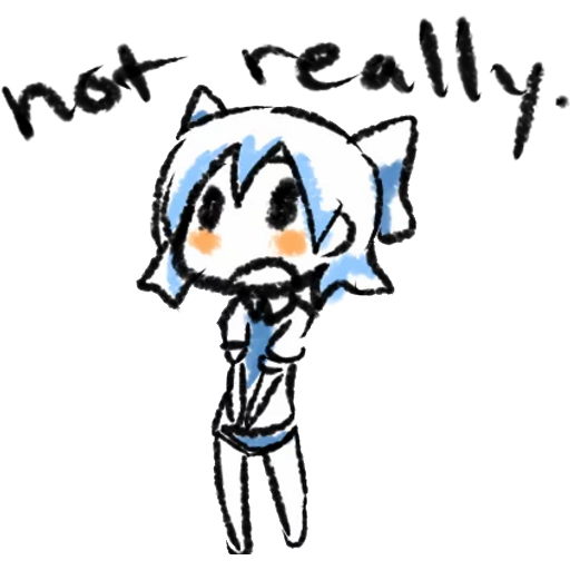 Sticker Maker - cirno uno