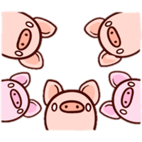 Sticker Maker - Cochinito 2🐷