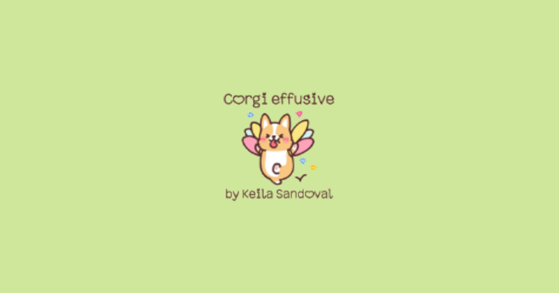 Sticker Maker - Corgi effusive