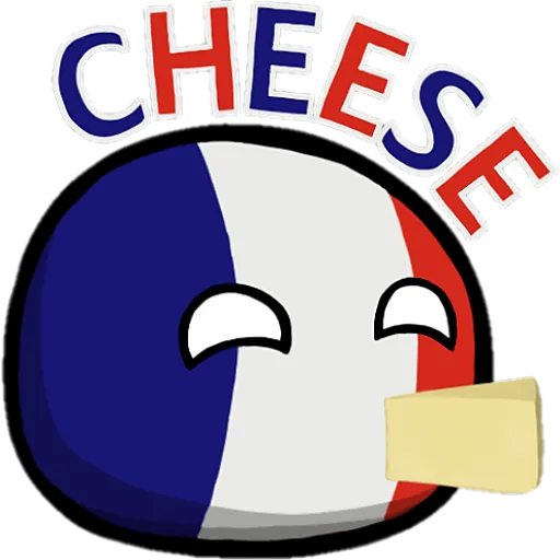 Sticker Maker - Countryballs sticker France Bel, Nth.