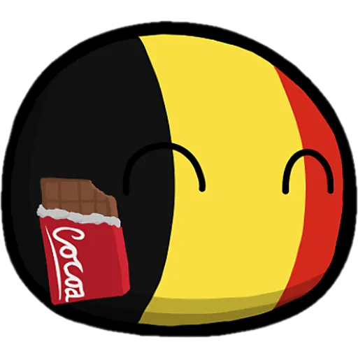 Sticker Maker - Countryballs sticker France Bel, Nth.
