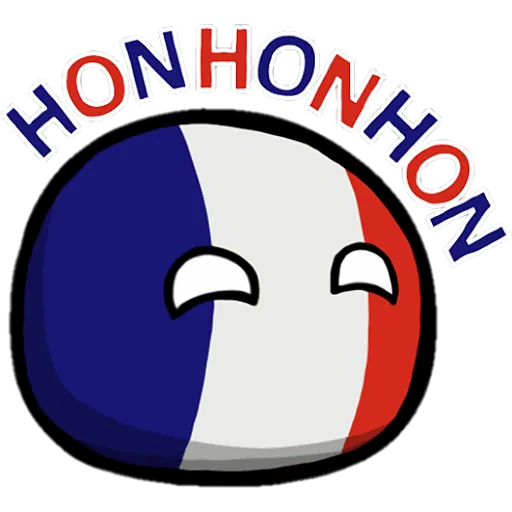 Sticker Maker - Countryballs sticker France Bel, Nth.