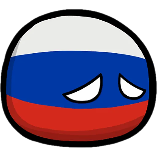 Sticker Maker - Countryballs sticker Russia