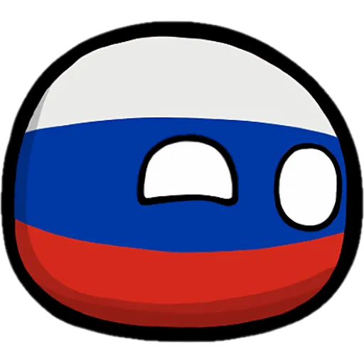 Sticker Maker - Countryballs sticker Russia