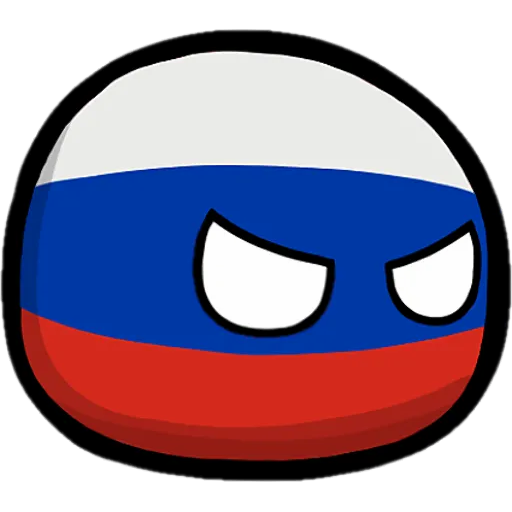 Sticker Maker - Countryballs sticker Russia