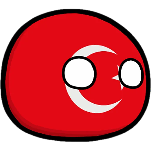 Sticker Maker - Countryballs sticker Turkey Cyp, Gre