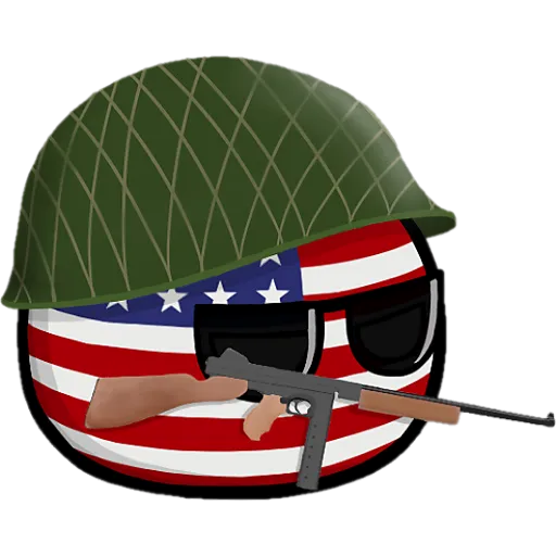 Sticker Maker - Countryballs sticker USA & UK