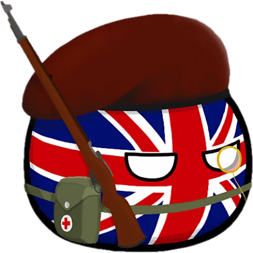 Sticker Maker - Countryballs sticker USA & UK