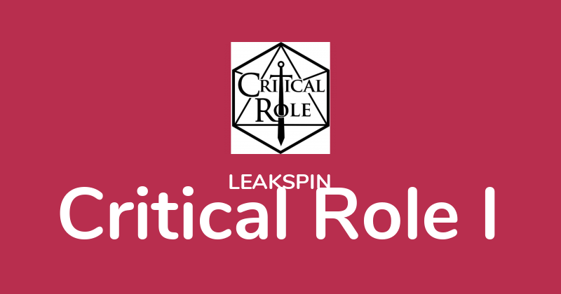 Sticker Maker - Critical Role I