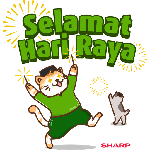 Sticker Maker - Cun Cun Raya Cat