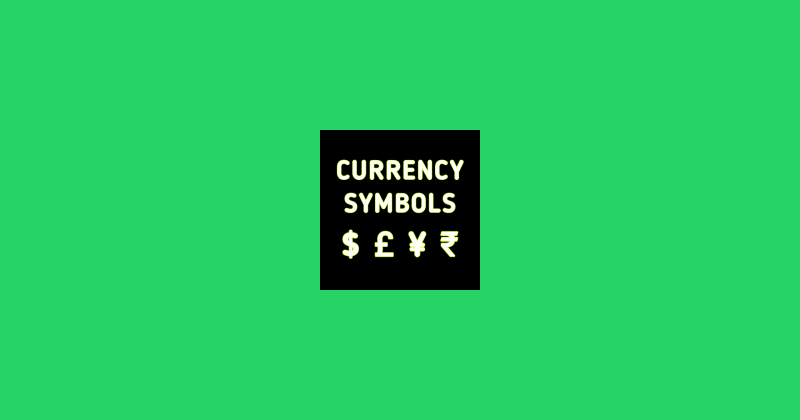 Sticker Maker - Currency Symbols 💲