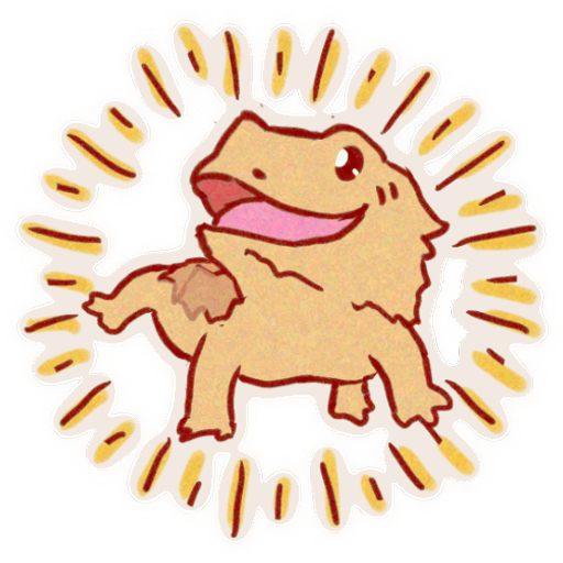 Sticker Maker - Cute Bearded Dragons