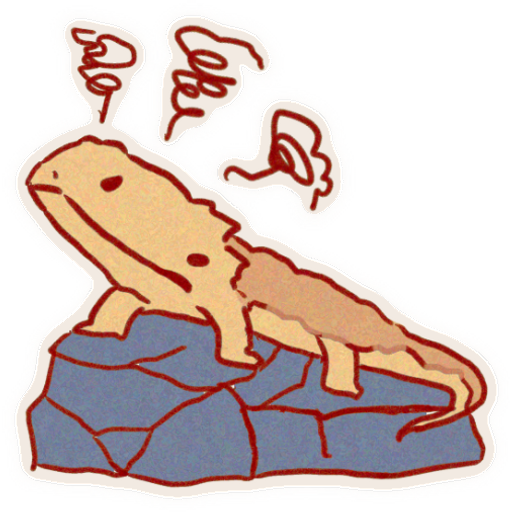 Sticker Maker - Cute Bearded Dragons