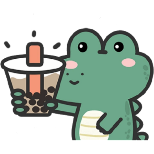 Sticker Maker - Cute Crocodile