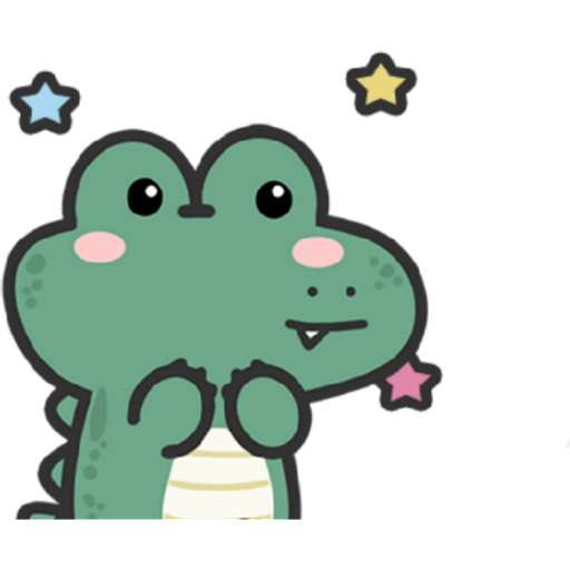 Sticker Maker - Cute Crocodile