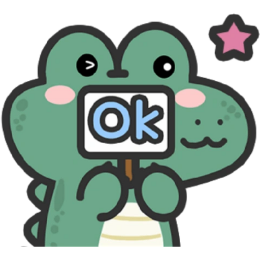 Sticker Maker - Cute Crocodile