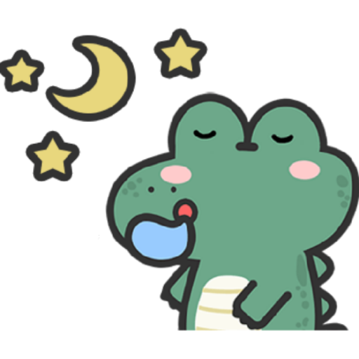 Sticker Maker - Cute Crocodile