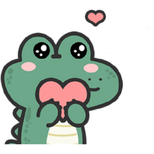Sticker Maker - Cute Crocodile
