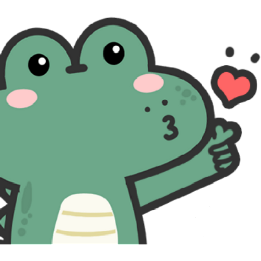 Sticker Maker - Cute Crocodile