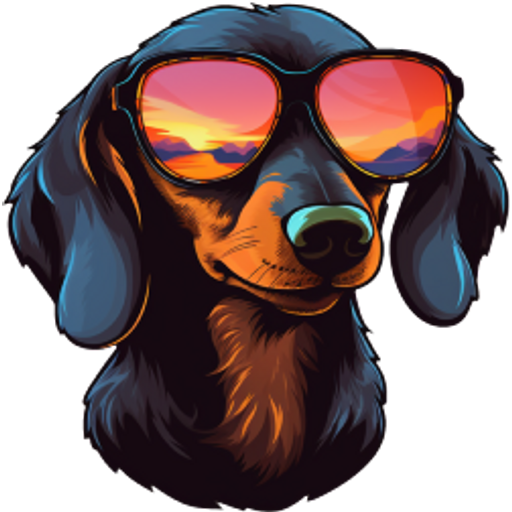Sticker Maker - Cute Dachshund