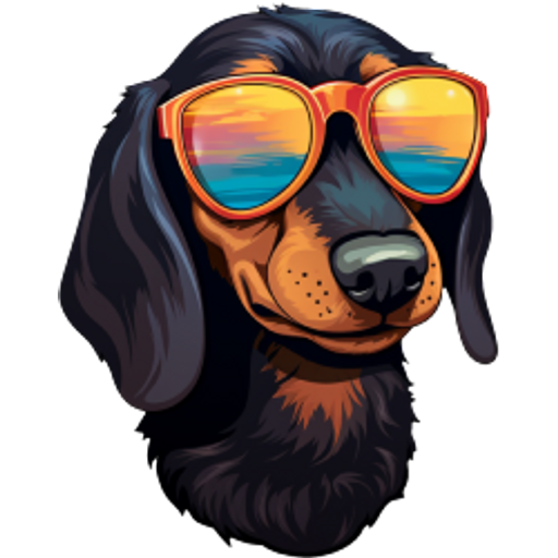 Sticker Maker - Cute Dachshund