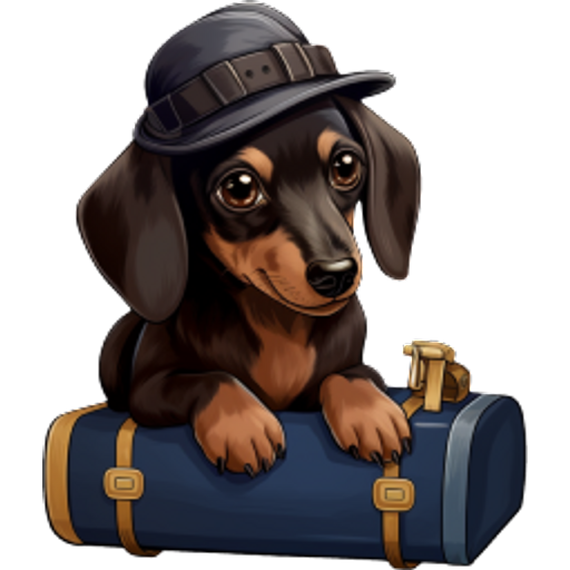 Sticker Maker - Cute Dachshund