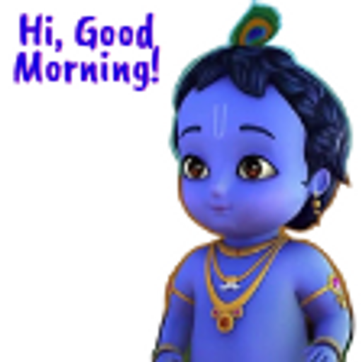 Sticker Maker - Cute Krishna