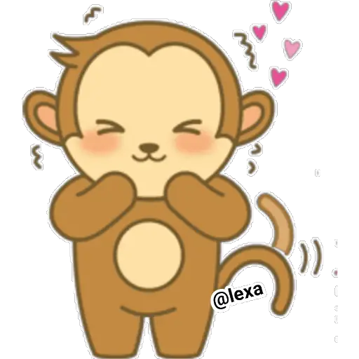 Sticker Maker - ?Cute Monkey